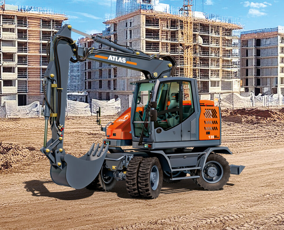 ATLAS GmbH exhibits new wheeled excavators featuring attachments from ...